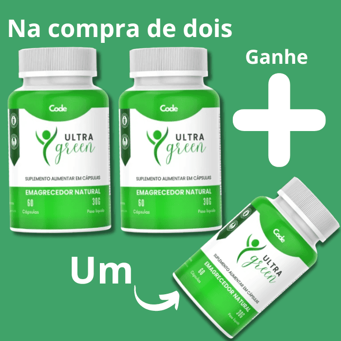 Ultra Green – O emagrecedor que emagrece de verdade!